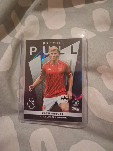 TOPPS PREMIER LEAGUE 25-26 Premier Pull Zach Abbott RC PP16 £5.43 ...