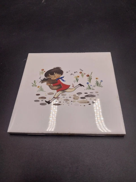 VINTAGE CERAMIC TILE 1950 Children's Nursery Rhyme #9 £5.63 - PicClick UK VINTAGE CERAMIC TILE 1950 Children's Nursery Rhyme #9 £5.63 - PicClick UK
