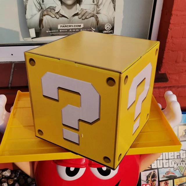 PRÉSENTOIR - SUPER Mario Point D'Interrogation Bloc - Werbewürfel - EUR ...