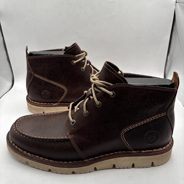 TIMBERLAND WESTMORE MID Lace Chukka Boots Tortoise Shell Men Size 9.5 ...