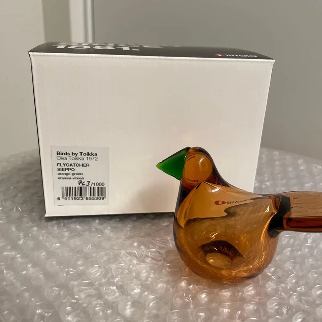 IITTALA BIRD SIEPPO Orange x Green scope special order $813.48 - PicClick AU