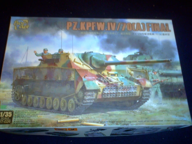 BORDER 1/35 SCALE Wwii German Tank Destroyer Pz.kpfw.iv 70 (A) Final £ ...
