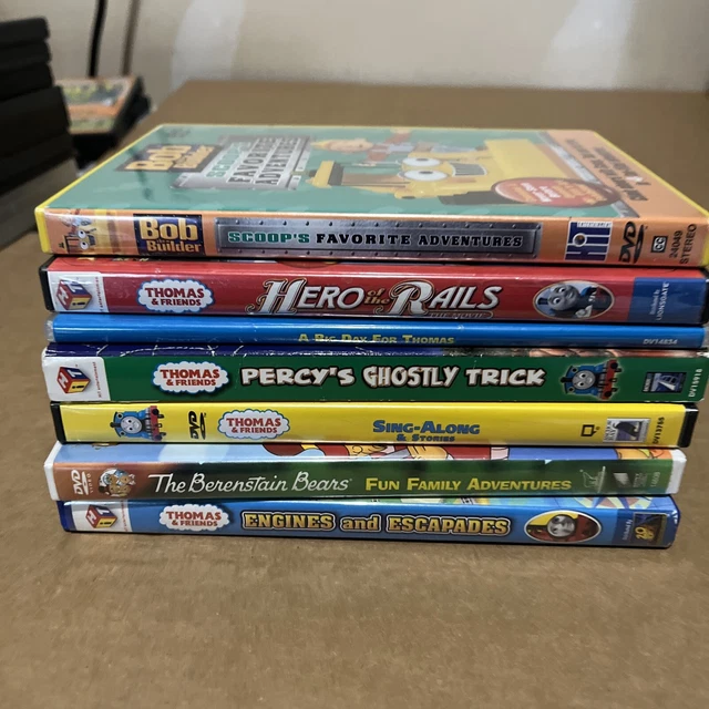 THOMAS THE TANK Engine And Friends Train DVD Lot Of 7 DVDs Bob And ...