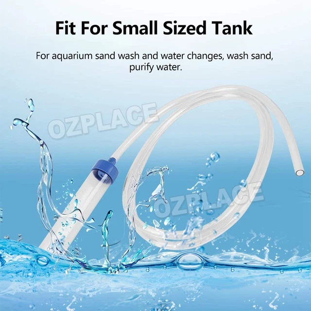 2XFISH TANK CLEANER Syphon Aquarium Gravel Cleaner Siphon Aquarium ...