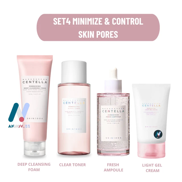 SKIN1004 MADAGASCAR CENTELLA Poremizing SET Antioxidant Hydrating Moist ...