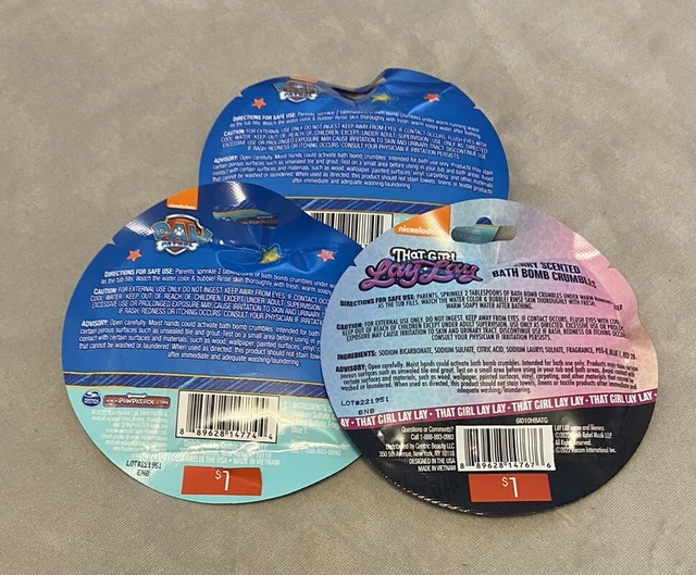 3 PAW PATROL That Girl Lay Lay Dust Berry Scented Bath Bomb Crumbles $4 ...