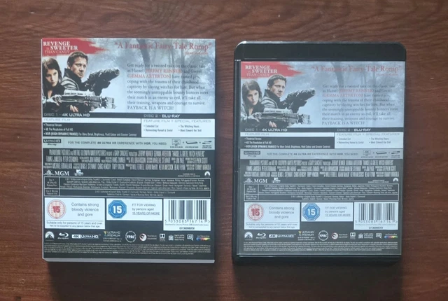 HANSEL AND GRETEL: Witch Hunters 4K ultra/ Blu-ray, with slipcover. £16 ...