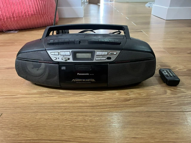 PANASONIC RX-DT39 POWER Blaster radio portatile, doppia cassetta e ...