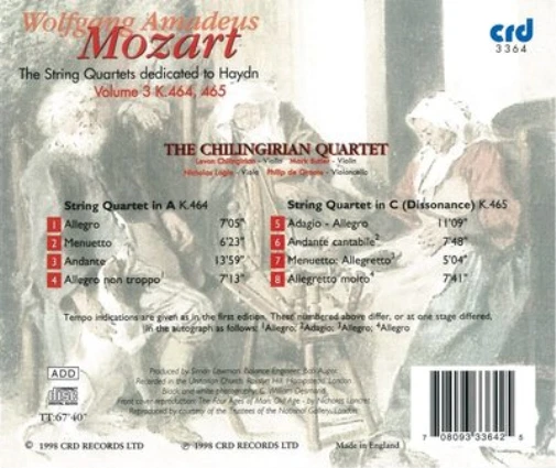 WOLFGANG AMADEU WOLFGANG Amadeus Mozart: The String Quartets Dedicated to H (CD) EUR 16,31 ...