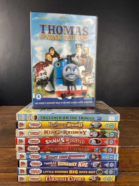 THOMAS THE TANK Engine DVD'S x 10 Bundle Job Lot Region 2 Pal £12.99 ...