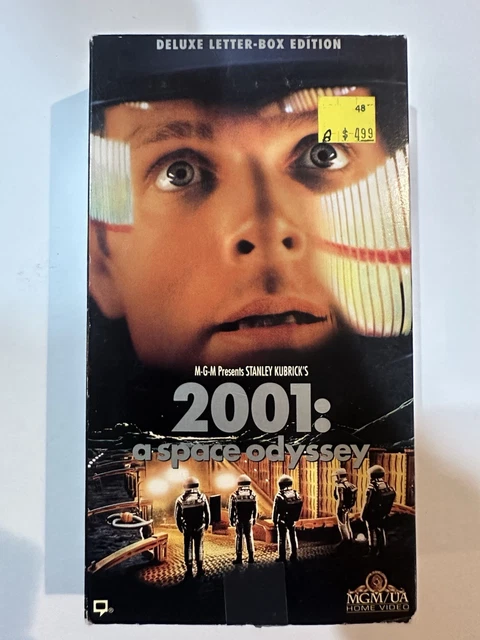 2001: A SPACE Odyssey VHS Sci-Fi Stanley Kubrick Deluxe Letter-Box ...