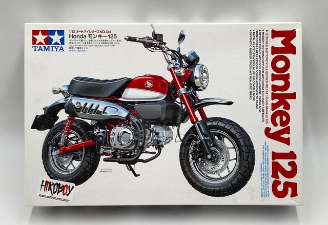 1:12 SCALE TAMIYA Honda Monkey 125 Motorcycle Model Kit EUR 30,93 ...