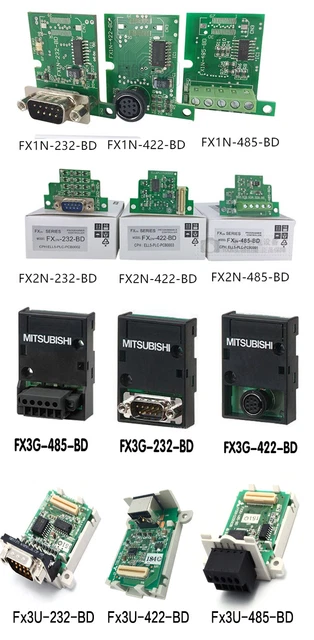 MITSUBISHI PLC PROGRAMMER Controller Communication Board FX1N-422-BD ...