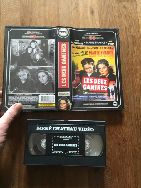 CASSETTE VIDEO VHS CINEMA RENE CHATEAU LES DEUX GAMINES leo marjane suzy prim EUR 7,00 - PicClick FR
