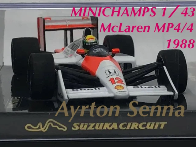 MINICHAMPS 1/43 MCLAREN Honda MP4-6 1991 Ayrton Senna EUR 146,66 - PicClick FR