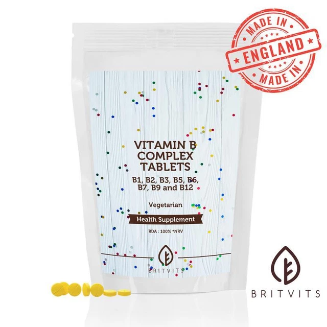 B VITAMINS SUPER B Mulitvitamin Complex Complex 30 Tablets - BRITVITS £ ...