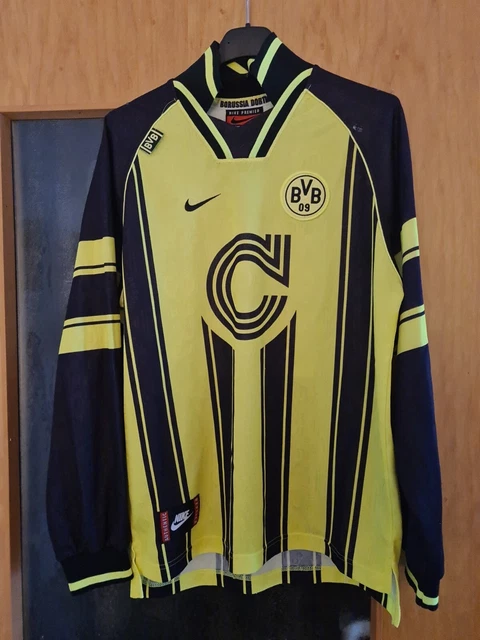 BVB BORUSSIA DORTMUND 1996-97 CL Sieger Heim Trikot Nike GR. XL Andreas Möller EUR 139,99 ...