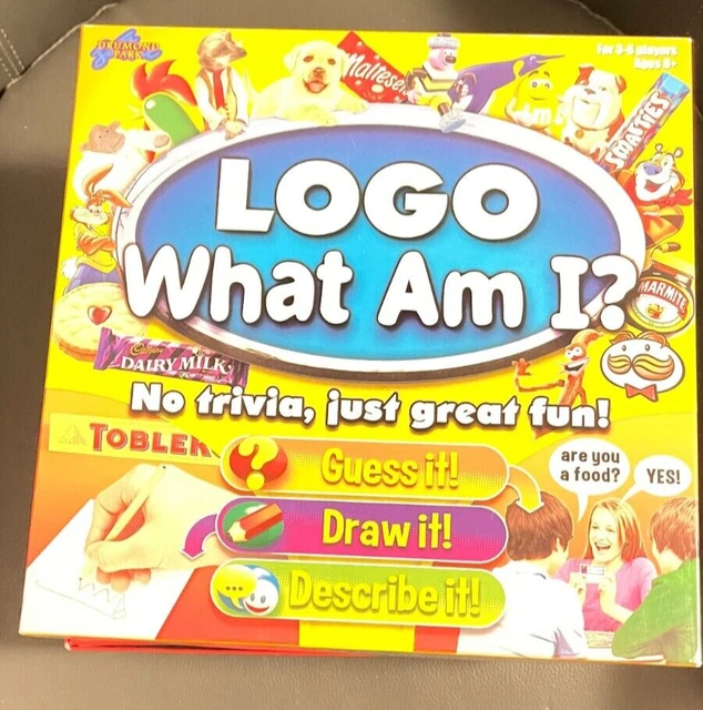 LOGO WHAT AM I Board Game 3-6 players Age 8 + Family Fun Very Good ...