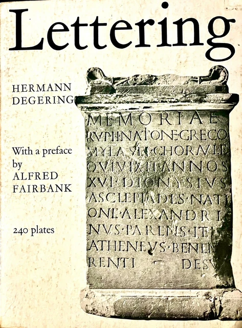 LETTERING: HERMAN DEGERING/ Modes Of Writing In Western Europe 1965 ...