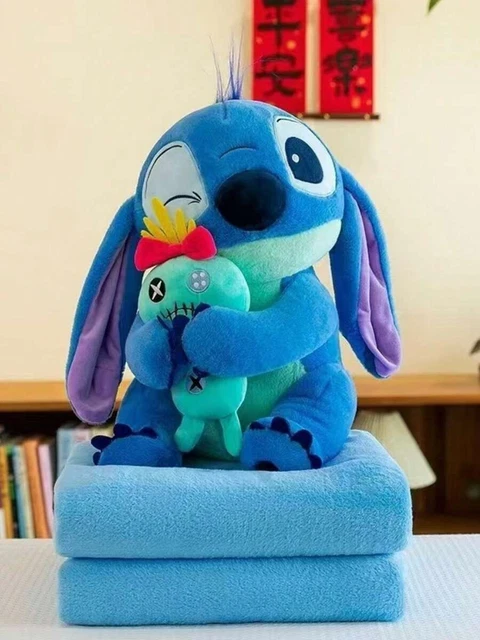30CM STITCH DUCK Plush Doll Blue Cartoon Plush Soft Animal Shaped Plush ...