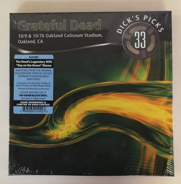 8 LP VINYL Box Grateful Dead Dick's Picks Vol. 33 Numbered 218 Of 6000 - AN5 $985.48 - PicClick CA