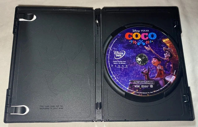 DISNEY PIXAR COCO DVD 2018 Animation for Kids Widescreen Bilingual ENG ...