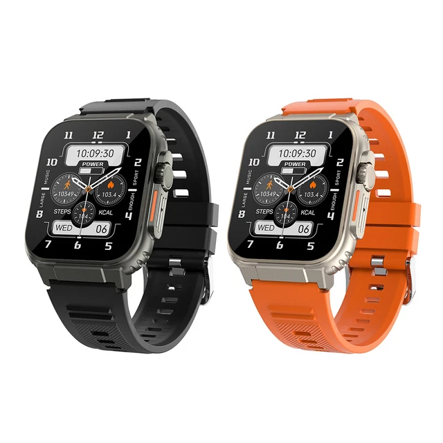 SMARTWATCH FITNESS 2,0 pollici sport smartwatch cardiofrequenzimetro ...