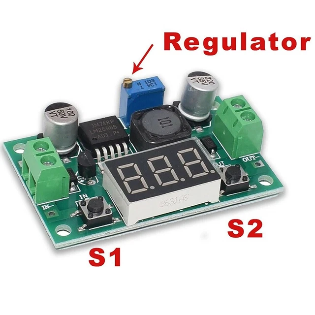 CONVERTISSEUR R GULATEUR DE tension efficace LM2596 440 V en 1 25 V sortie EUR 6,85 - PicClick FR