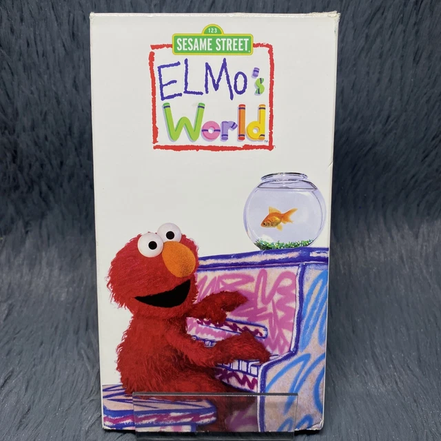 SESAME STREET ELMO'S World VHS 2000 Tape 3 Elmo Episodes for Children ...