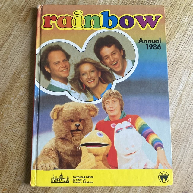 RAINBOW ANNUAL 1986 1st/First hb children's tv zippy bungle £6.00 ...
