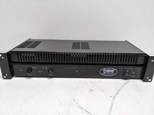 PROSOUND 200 PROFESSIONAL Power Amplifier - 200W Two Channel - Rack ...