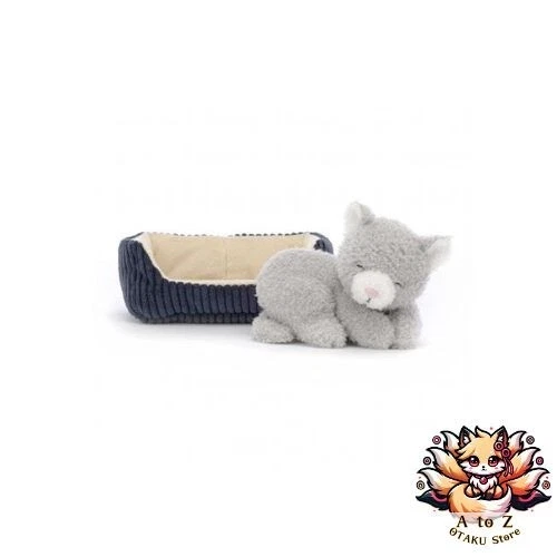 NEW JELLYCAT NAPPING Nipper Cat with Bed Stuffed Animal 6 inches - Cats ...