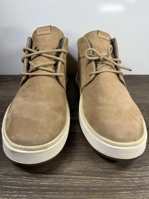 OLUKAI PAPAKU 'ILI Leather Chukka Boot Tan Men's Size 10 Needs New Shoe ...