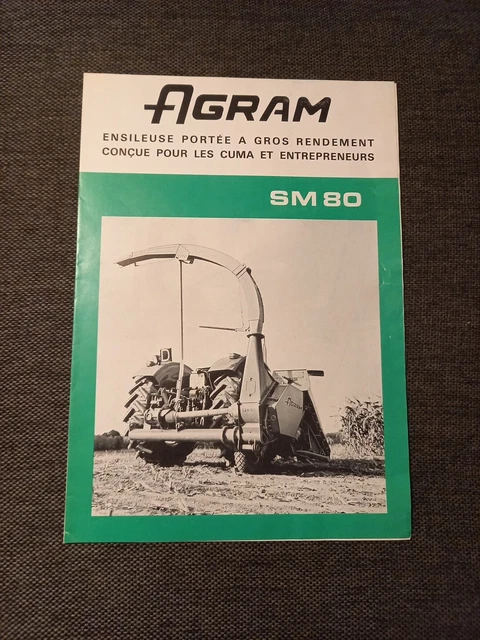 BROCHURE DOCUMENT PROSPECTUS TRACTEUR Agram Case Ih Renault EUR 2,99 ...