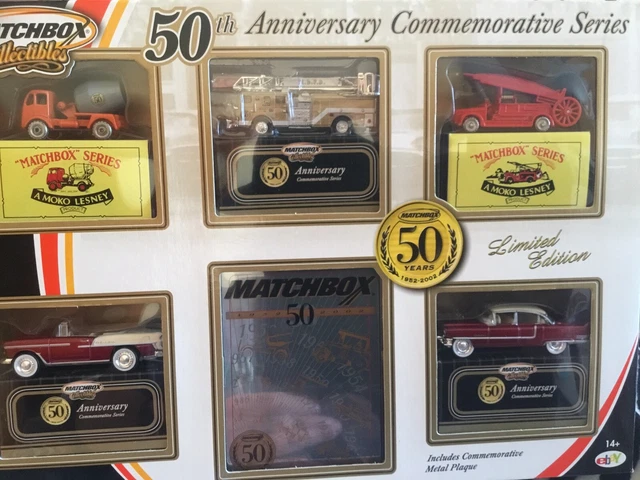 MATCHBOX COLLECTIBLES 50TH Anniversary Commemorative Series Mattel 2002 ...