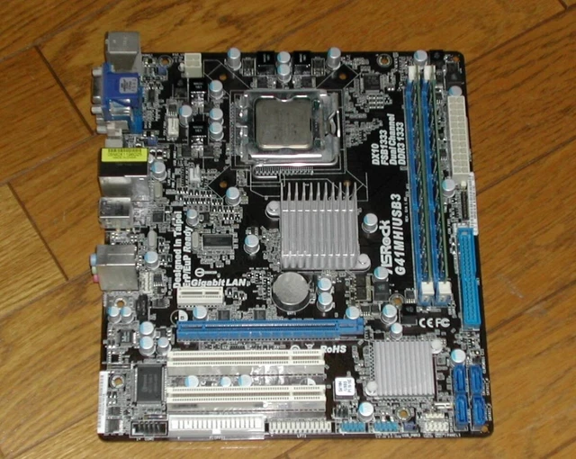 ASROCK G41MH/USB3 MB with Intel Q9550 CPU and 8GB Hynix DDR3 RAM £150. ...