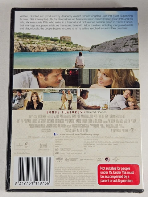 BY THE SEA DVD Brad Pitt (New & Sealed) Region 4 £6.99 - PicClick UK