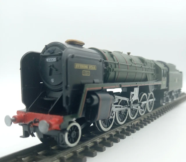 OO GAUGE SCALE BR Evening Star 9F 92220 Steam Locomotive Train Model ...