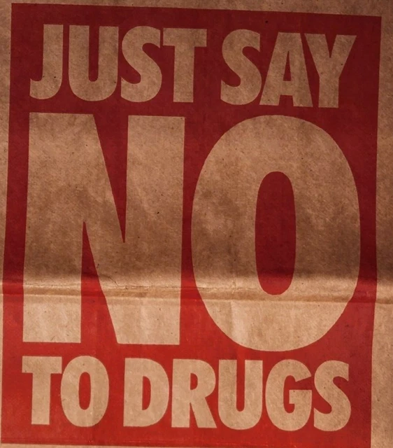 EXTREMELY RARE VINTAGE 1981 Propaganda JUST SAY NO TO DRUGS $59.99 ...