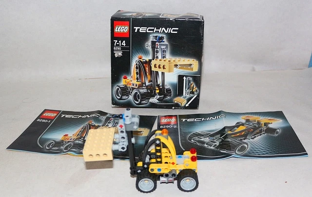 LEGO TECHNIC 8290 Carrello elevatore e Dragster completo di BA in ...