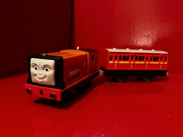 RUSTY & COACH Tomy Trackmaster Battery Train Thomas & Friends £13.99 ...