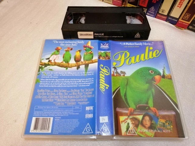 PAULIE - RARE Australian DreamWorks Vhs Issue - COMEDY £6.16 - PicClick UK