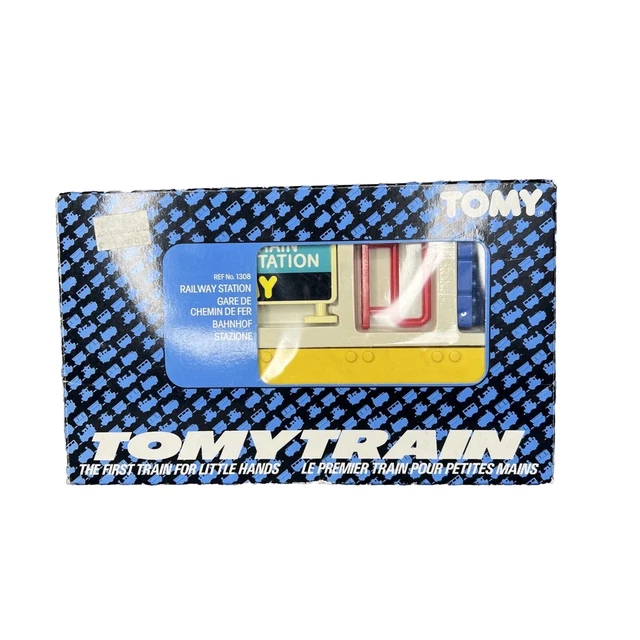 TOMY TRAIN STATION Set Vintage In Original Box With Insert Rare Kids ...