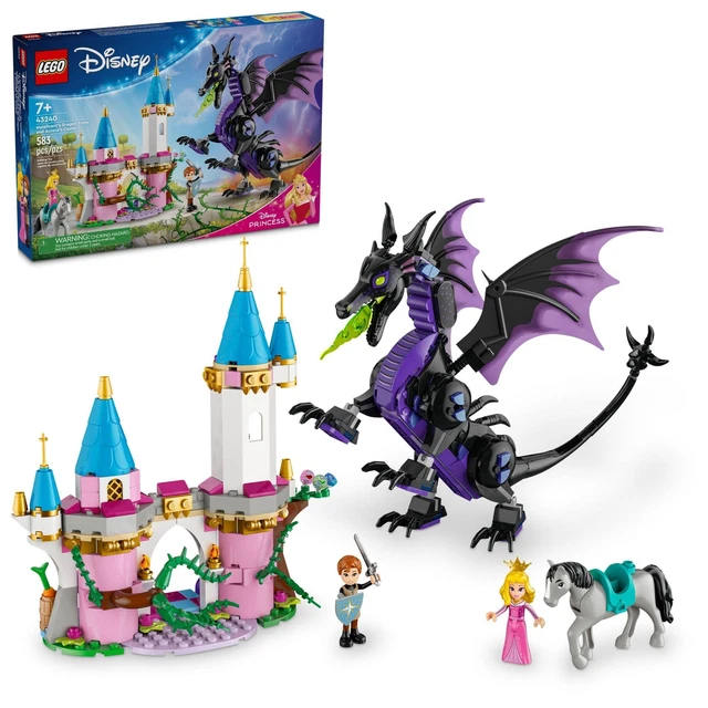 LEGO DISNEY PRINCESS Maleficent’s Dragon Form Building Set for ...