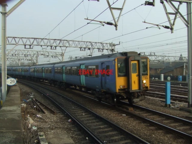PHOTO CLASS 317 4-Car Emu No 317 515 (Ex-No 317 320) Speeding Past ...