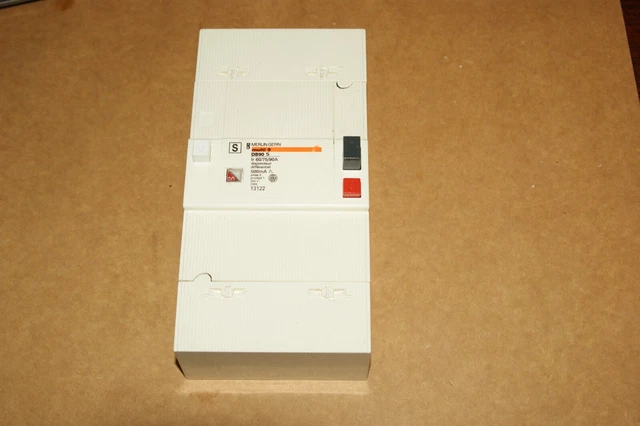 DISJONCTEUR DE BRANCHEMENT Merlin Gerin DB90 S - 2P 60/75/90A 500mA Réf ...