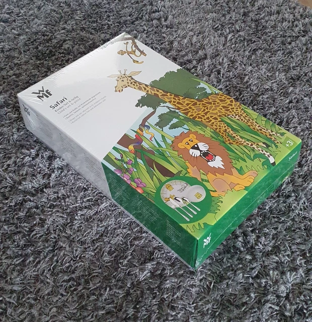 WMF SAFARI KINDER-SET 6 teilig Besteck Geschirr Taufe EUR 19,99 ...
