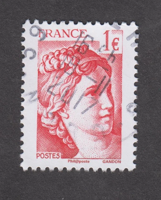 TIMBRE OBLITÉRÉ VENANT du bloc 40 ans de la Sabine de Gandon - N°5179 ...