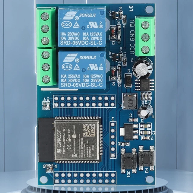 Esp32 Esp32 Wroom Development Board Dc 5 30 60v Esp32 Wifi Bt Ble Relay