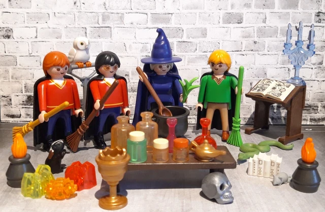 PLAYMOBIL HARRY POTTER Ron Draco Minerva Figurine Hogwarts Potions Baguette EUR 35,99 - PicClick FR
